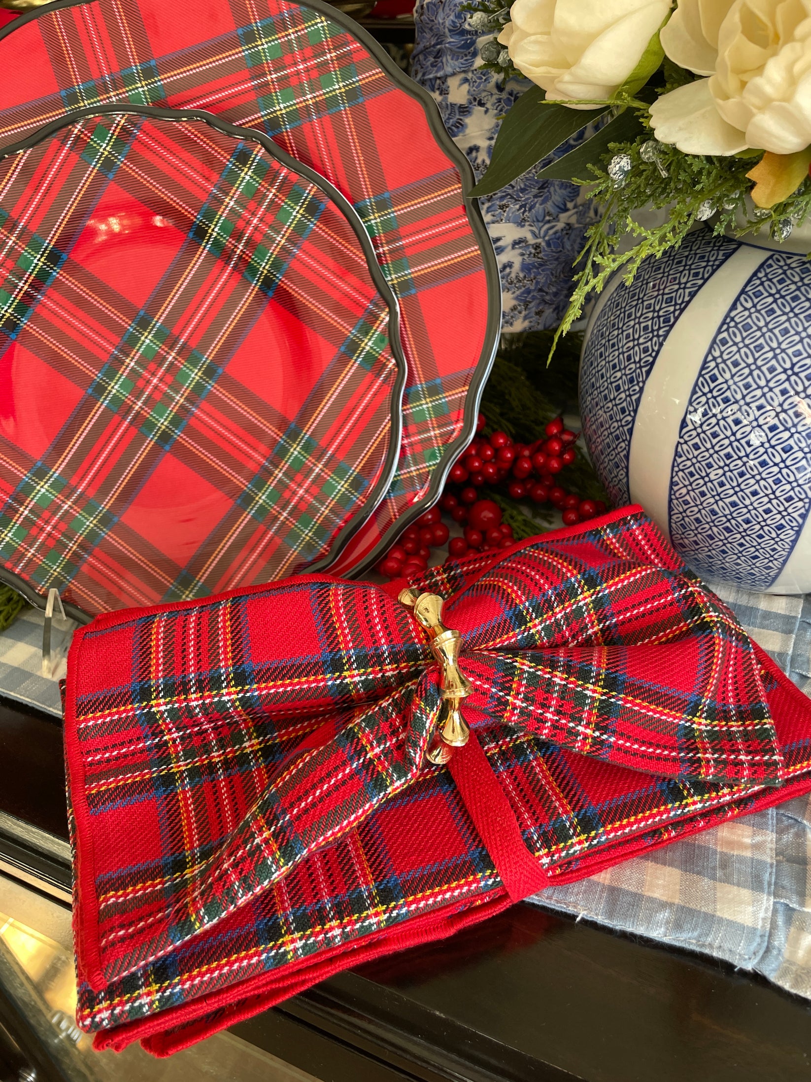 Tartan Tradtions Woven Napkins, Set of 4 – The Permanent Garden