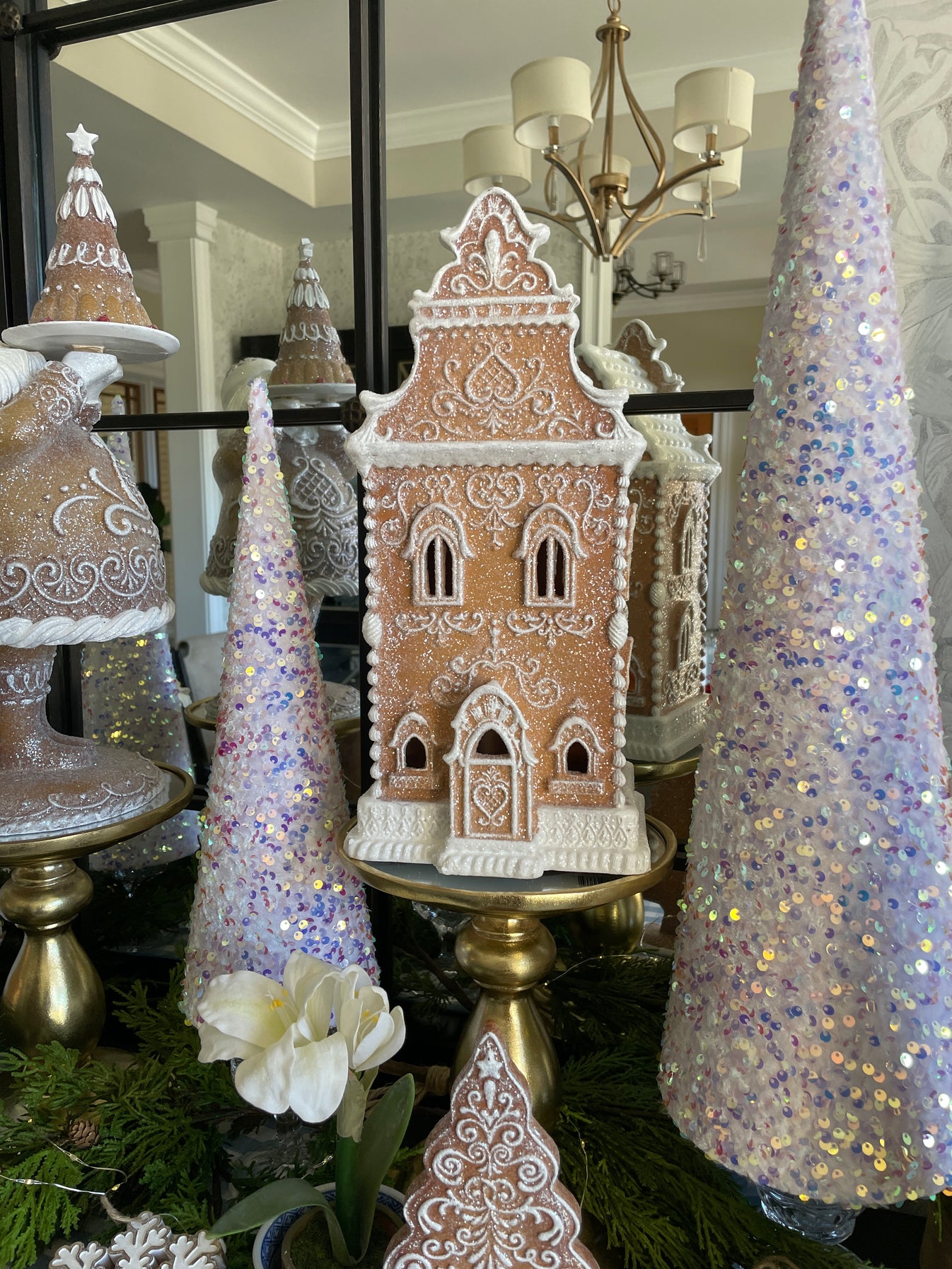 Gingerbread House With Light – The Permanent Garden