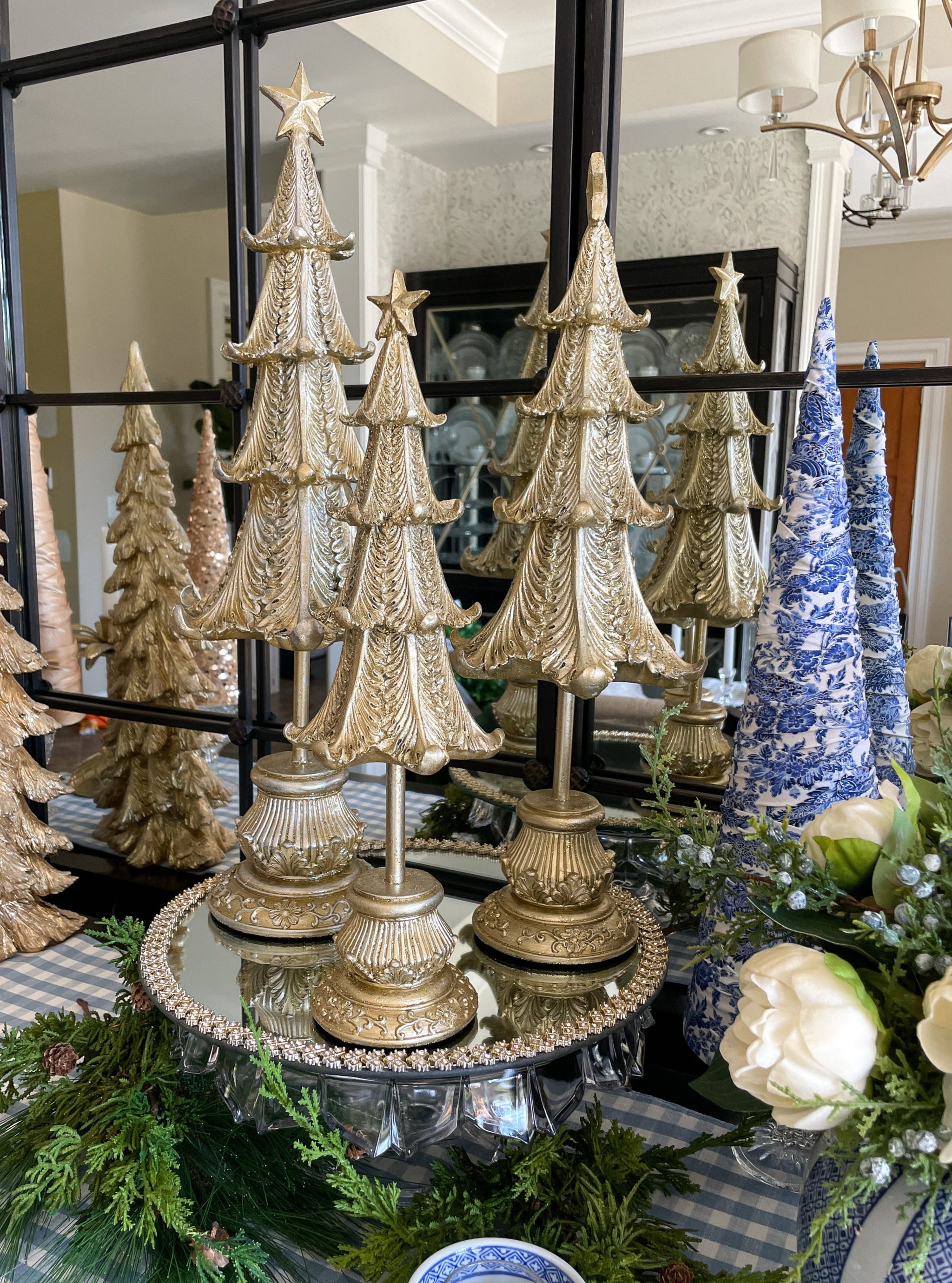 Champagne Trees On Spindle Base – The Permanent Garden